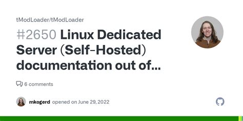 Linux Dedicated Server Self Hosted Documentation Out Of Date · Issue