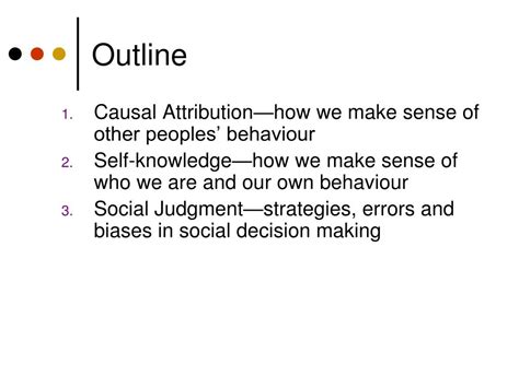 Ppt Causal Attribution And Social Judgment Powerpoint Presentation