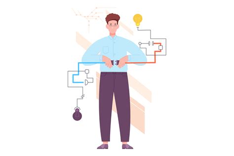 Man Solving Problem Innovative Thinking Graphic By Smartstartstocker Creative Fabrica