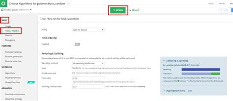 Train Validate And Test Data Sampling Methods In Dataiku