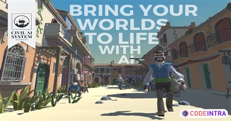 CIVIL AI SYSTEM Behavior AI Unity Assets Codeintra