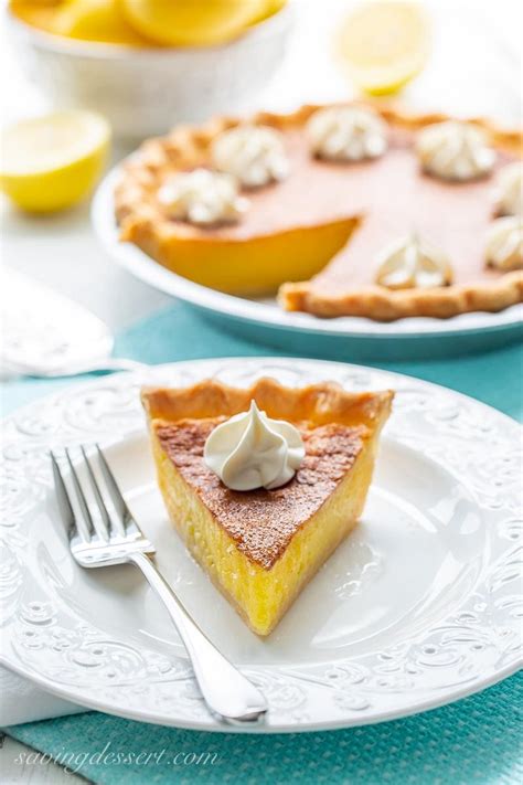 Lemon Chess Pie 2 Saving Room For Dessert