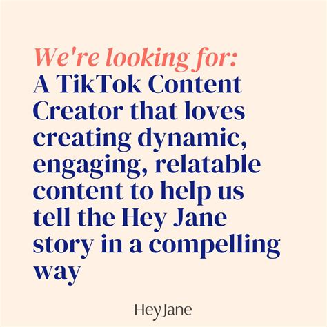 jackie hebert on linkedin do you know any tik tok creators looking for