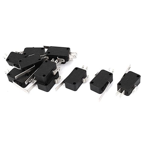 Long Hinge Lever Snap Action Spdt Momentary Micro Limit Switch 12pcs Industrial