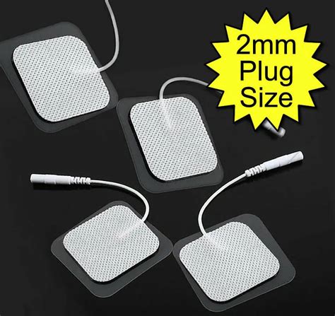 4 Pack Tensestim Replacement Electrode Pads Self Adhesive 4cmx4cm