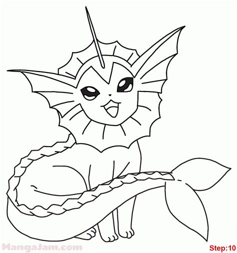 Free Pokemon Vaporeon Coloring Pages Download Free Pokemon Vaporeon Coloring Pages Png Images