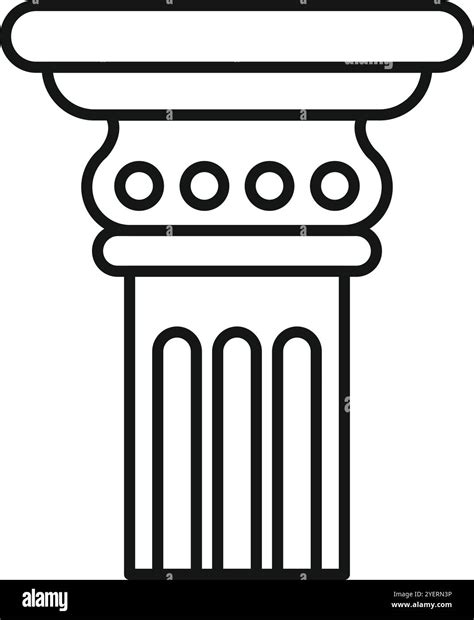 Architectural Detail Of An Ancient Column Showcasing Classical Design Suitable For History Art