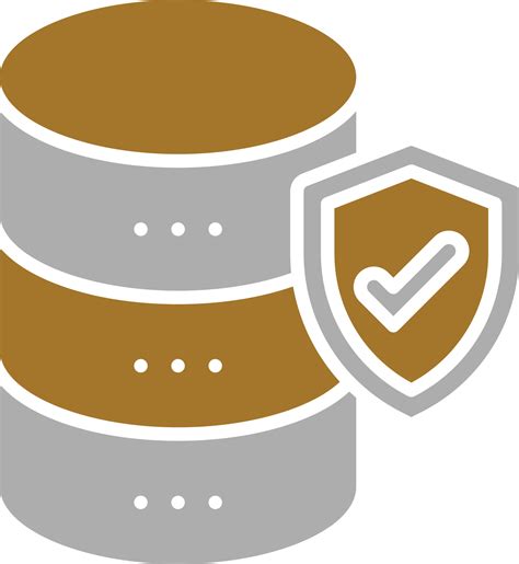Database Security Icon Style 10679063 Vector Art At Vecteezy