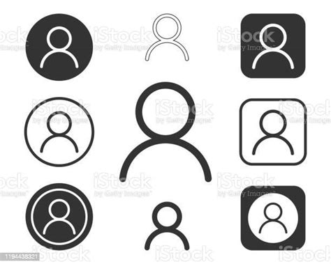 사용자 프로필 로그인 또는 액세스 인증 아이콘 버튼 설정 사람 계정 로그인 로고 기호 기호입니다 벡터 일러스트 이미지입니다 흰색 배경에 격리 로그아웃에 대한 스톡 벡터 아트