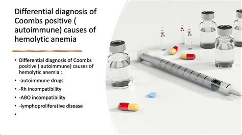 Differential Diagnosis Of Coombs Positive Autoimmune Causes Of Hemolytic Anemia Youtube