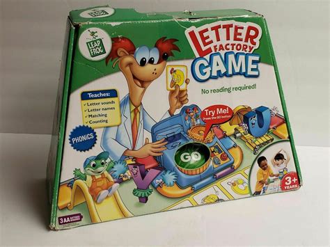 Leap Frog Letter Factory Phonics Electronic Talking Board Learning Game