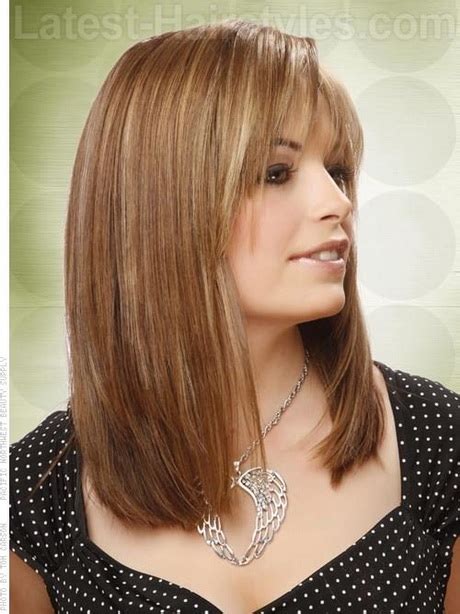 Medium Length Bobs With Bangs Style And Beauty