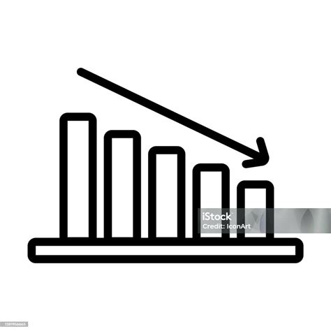 전자 상거래 및 결제 컬렉션에서 아이콘을 줄입니다 흰색 배경에 격리 된 얇은 선형 감소 돈 금융 개요 아이콘 라인 벡터는 웹 및 모바일기호 기호감소 0명에 대한 스톡 벡터