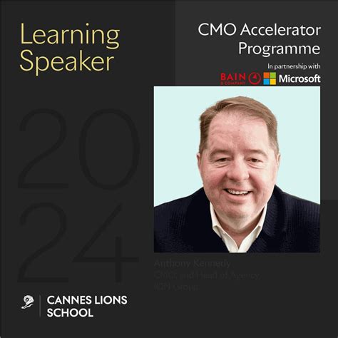 Adele Farina Cis Hmcc On Linkedin Seeing My Boss Anthony Kennedy Speaking At The Cannes Lions