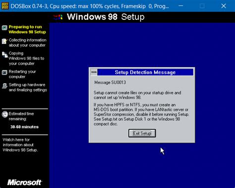Run Windows 98 In Vanilla Dosbox Leo3418s Personal Site