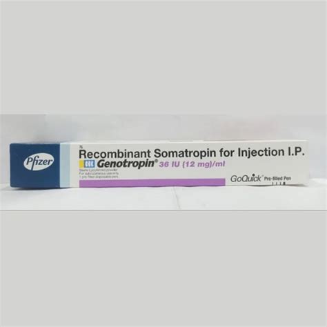 Genotropin Recombinant Somatotropin 12mg Injection Strength 12 Mg Ml At ₹ 15142 Vial In Nagpur