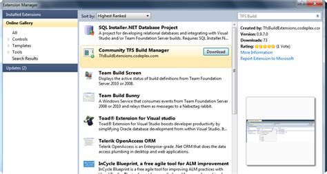Introducing Community Tfs Build Manager Blog Ehn Nu