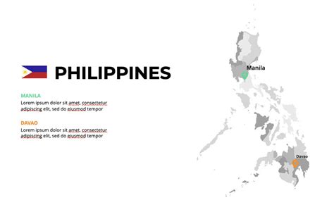 Philippines Infographics Map Editable Ppt And Keynote