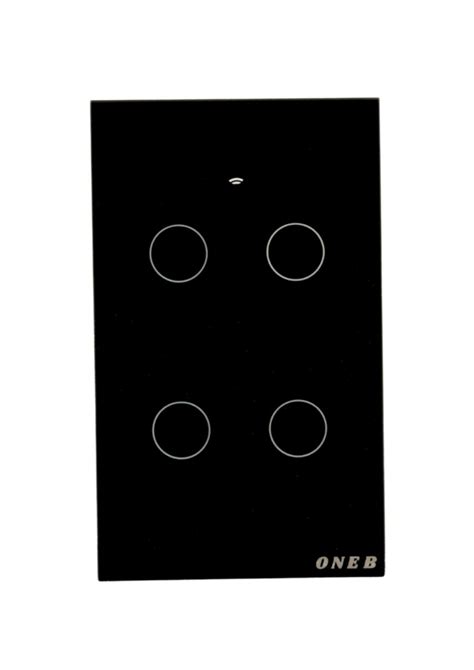 WIFI Smart Switch 4 Gang Black Leroy Merlin South Africa