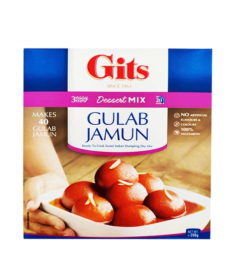 Gits Gulab Jamun Dessert Mix 500 G Spice Town Online Grocery Store