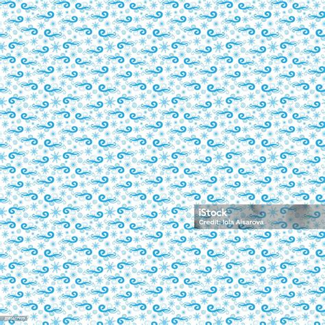 얼음 같은 푸른 눈송이와 겨울 모티브가 선명한 흰색 배경에 흩어져 서리가 내리고 고요한 패턴을 만듭니다 휴일 디자인 선물 포장