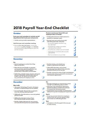 47 SAMPLE Payroll Checklists In PDF MS Word Excel 47 SAMPLE Payroll Checklists In PDF MS Word Excel