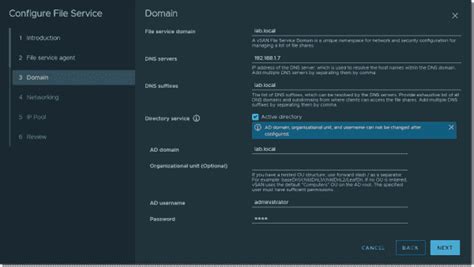 VMware VSAN U Configure VSAN File Service Sysops