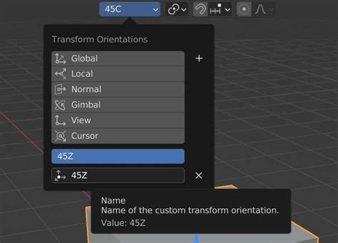 Using The Different Transform Orientations In Blender Blender Base Camp