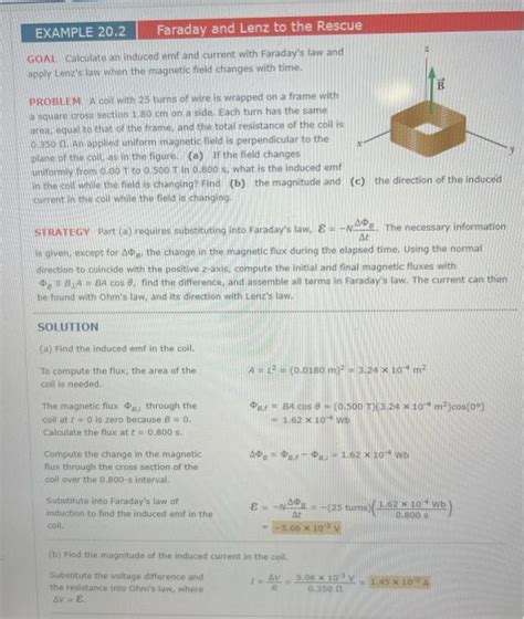 Solved GOA1 Calculate An Induced Emf And Current With Chegg Com