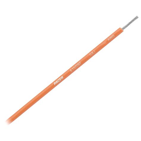 Pacer Orange 16 Awg Primary Wire 25 Wul16or 25 Walmart Business