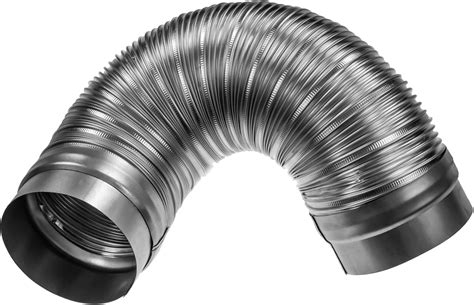 4 Inch Flexible Duct 1 48 To 3 28 Ft Length Corrugated Aluminum Ducting