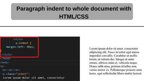 Indenting Paragraphs In Html — All You Need To Know