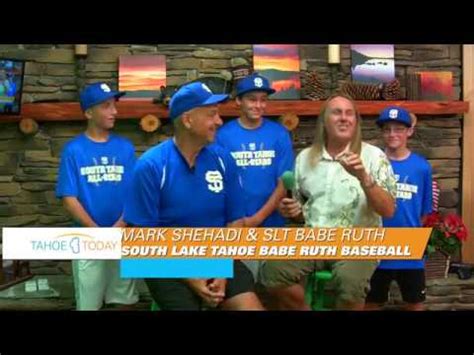 Mark Shehadi And South Lake Tahoe Babe Ruth All Stars On Set With Coop