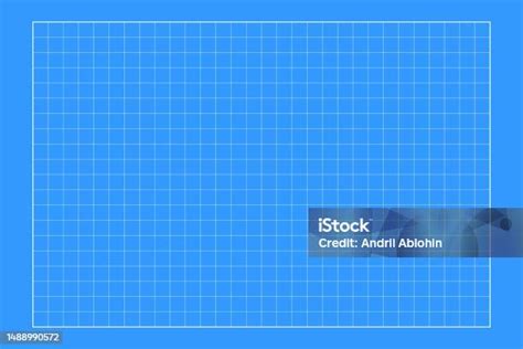 청사진 그리드 배경입니다 매트 절단 사무 기계 계획 도면 제도 플로팅 메모 엔지니어링 또는 건축 측정을 위한 체크 무늬 빈