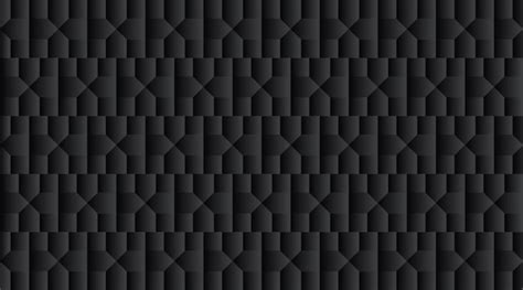 Diseño De Patrón De Fondo Geométrico Negro Abstracto Vector Premium