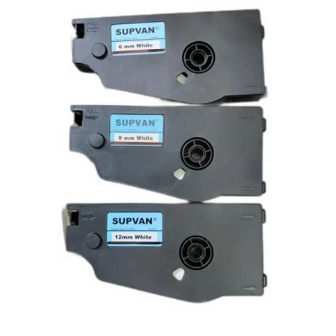 Resin Backing Material Pvc Supvan White Label Printer Tape For Pad Printing Machine Roll At