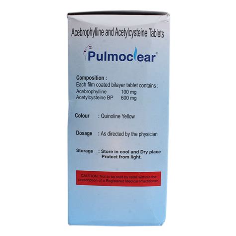 Pulmoclear Tablet 15s Price Uses Side Effects Composition Apollo