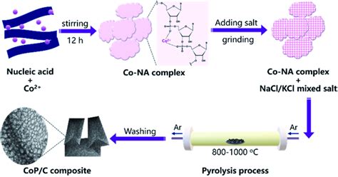 Schematic Illustration Of The Synthesis Procedure Of A Cobalt Download Scientific Diagram