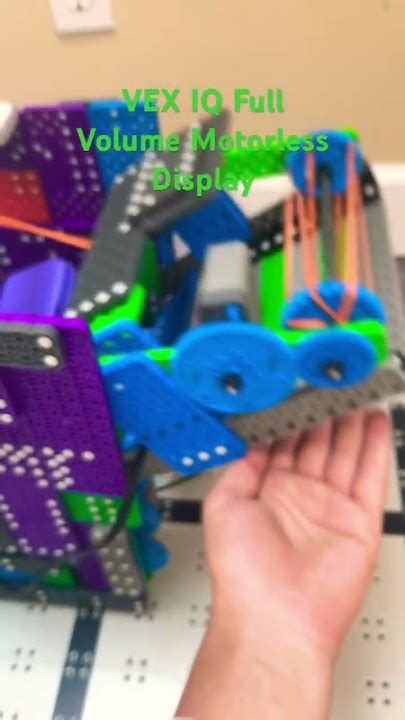 Vex Iq Full Volume Motorless Display Of Intakeouttake Flipper Robot