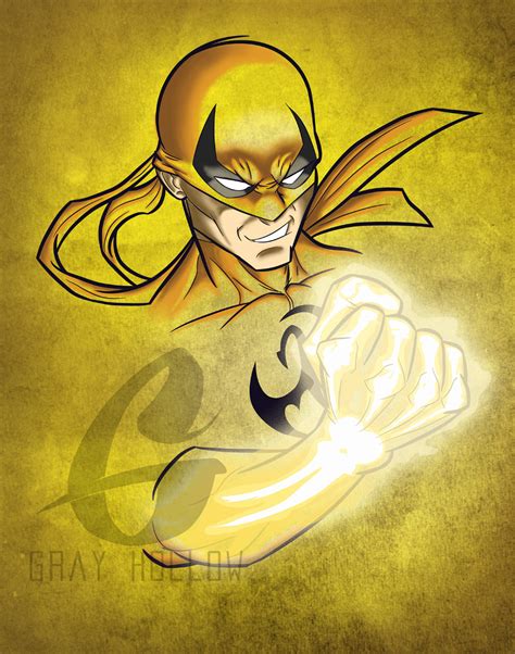 Iron Fist Fanart On Behance Iron Fist Anime Iron Fist Drawing Easy