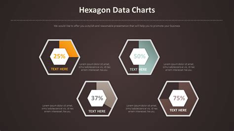 Hexagon Data Charts Diagram