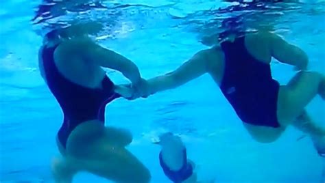 Olympic Water Polo Swimsuit Malfunction