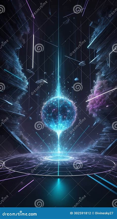 navigating quantum realms quantumquotient unveiled ai generate stock