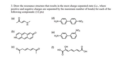 Solved Draw The Resonance Structure That Results In The Most