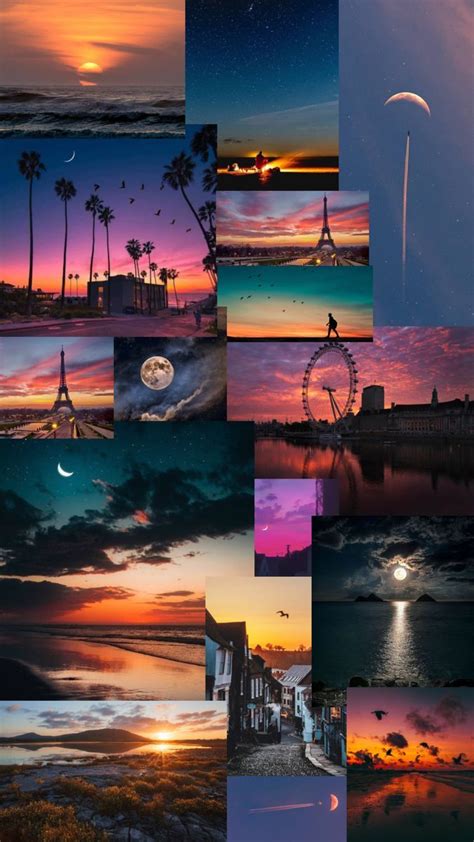Sunset Collage Wallpapers 4k Hd Sunset Collage Backgrounds On