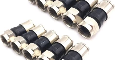 COMPRESSION CONNECTORS RG6 CT100 COAXIAL CABLE UNIVERSAL