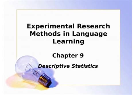Descriptive Statistics Ppt Chapter Descriptive Statistics