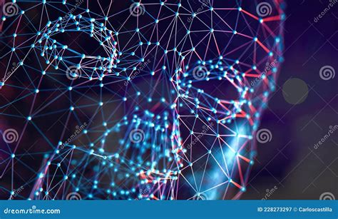 Technology And Artificial Intelligence Background Concept Stock Illustration Illustration Of
