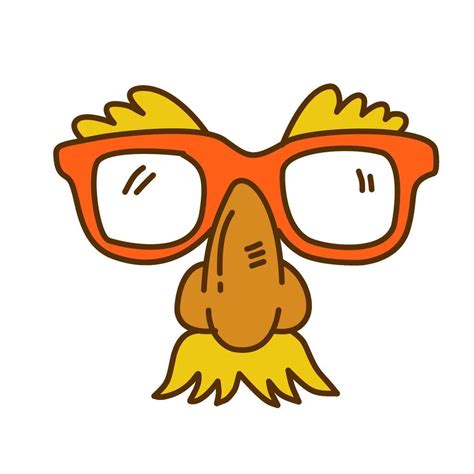 Classic Disguise Glasses With Fake Nose And Mustache For Funny Pranks