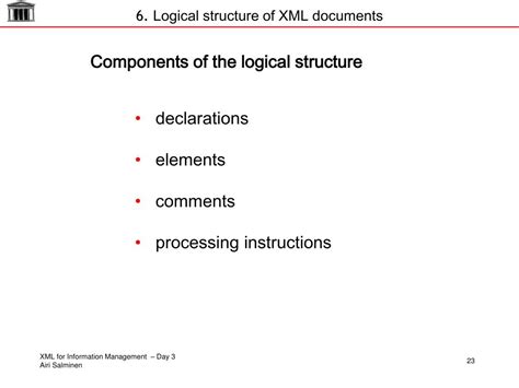 Ppt Xml For Information Management Powerpoint Presentation Free